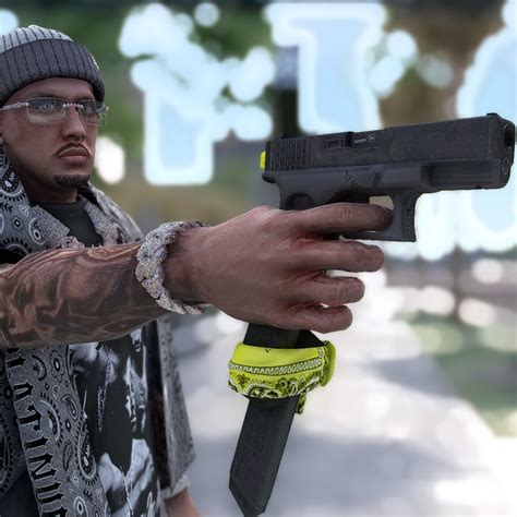 Glock Switch For Fivem Yellow Bandana Custom Weapon Mod Capos Fivem Shop Cars And Mlos