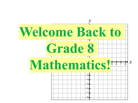 grade 8 math cartesian plane and linear relations