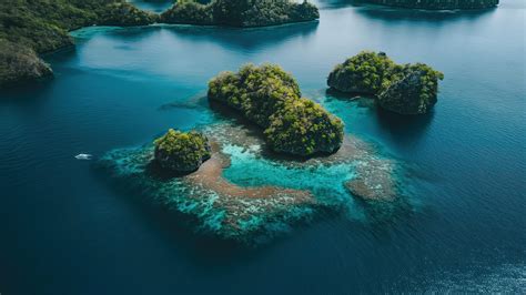 Palau Wallpaper 4k Tropical Islands Crystal Clear Water