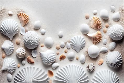 Premium Photo Sea Shell Texture Background Colorful Seashell Pattern
