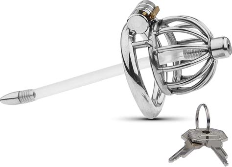 Inverted Chastity Cage Metal Chasity Cage Male Flat
