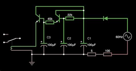 Npn Delay Circuit With Capacitor And Transistor Doesnt Work As Expected Electrical