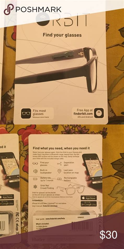 Track Your Glasses With Orbit Bluetooth Tracker