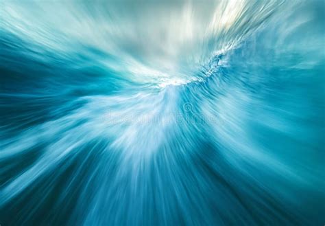 Abstract Ocean Wave Underwater View Stock Illustration Illustration Of Light Effect 344943832