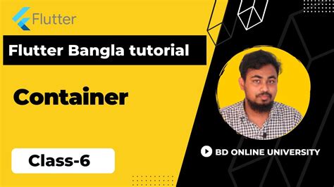 Container Flutter Bangla Tutuorial Class YouTube