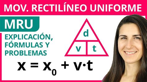 Mru Movimiento Rectilíneo Uniforme Fisica Formulas Ejercicios