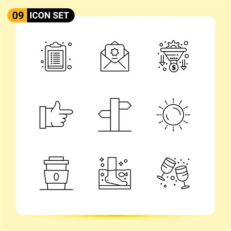 9 Universal Gliederung Zeichen Symbole Von Signal Pfeile Filter