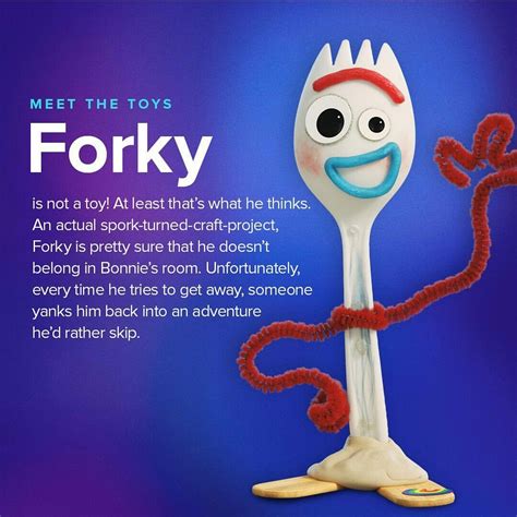 Meet The Toysforky Toy Story Birthday Toy Story Quotes Disney