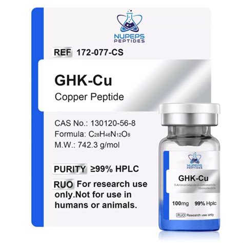 Order Ghk Cu 100mg Now Copper Peptide Research Usa