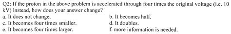 solved a proton is accelerated from rest through a potential