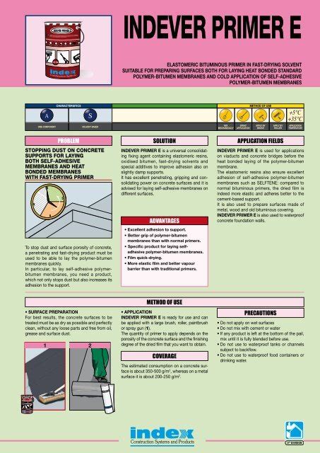 Data Sheet Index S P A