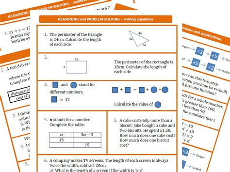 Algebra Word Problems Teaching Resources