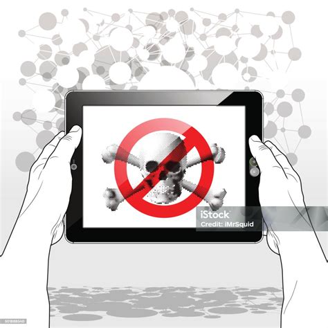 No Illegal Content Digital Tablet Stock Illustration Download Image