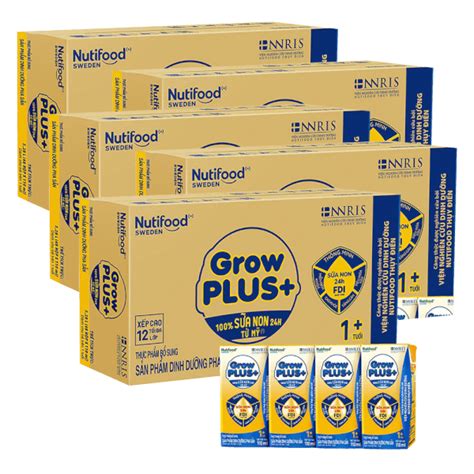 Sữa Nutifood Growplus Sữa Non 110ml Lốc 4 Hộp Giá Tốt