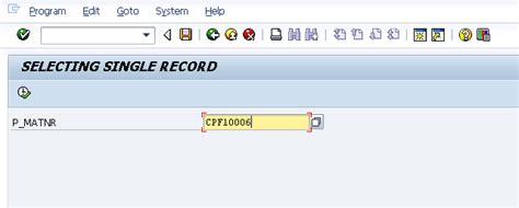 fetching single record from database