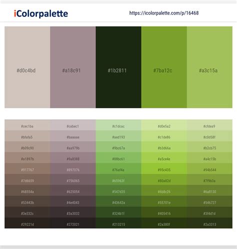 1 Latest Color Schemes With Silver Rust And Celery Color Tone