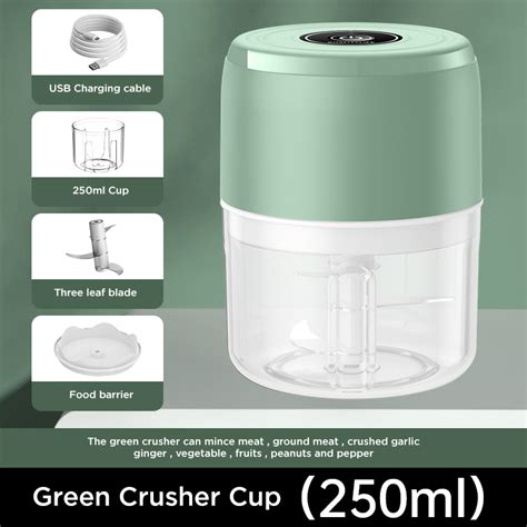 Dreepor Electric Garlic Chopper Portable Food Processor Chopper