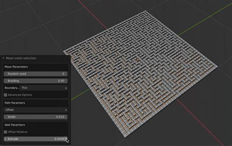 How To Create A Maze With The Free Add On Mesh Maze Styly