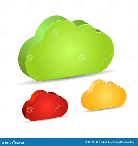 Cloud Shapes Collection Cloud Icons For Cloud Computing Web And App