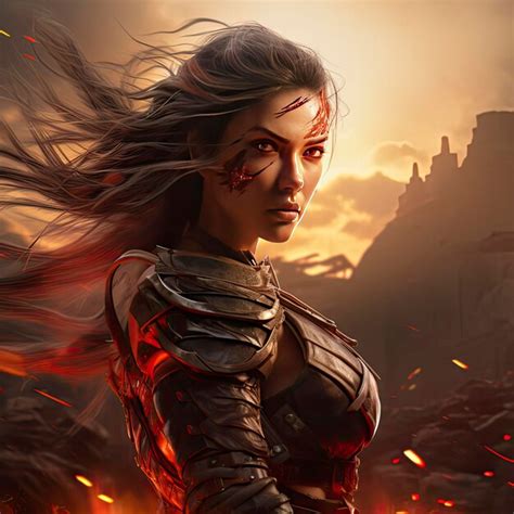Premium Ai Image Girl With Firearm Fighting Girl