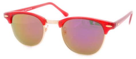Vintage Red Mirrored Cat Eye Style Sunglasses Retro Small Cat Etsy