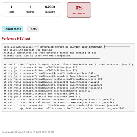 Test Reports Don T Contain Useful Info Multiple Exceptions Were Thrown Issue