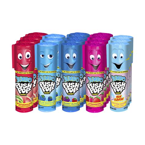 Push Pops Jumbo Assorted 106oz Uncle Joes Candy