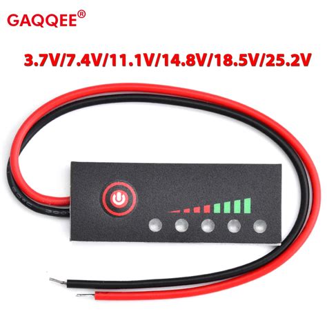 18650 배터리 잔량 표시기 리튬 납산 배터리 용량 테스터 전원 표시 미터 37v 74v 111v 148v 185v 252v Aliexpress