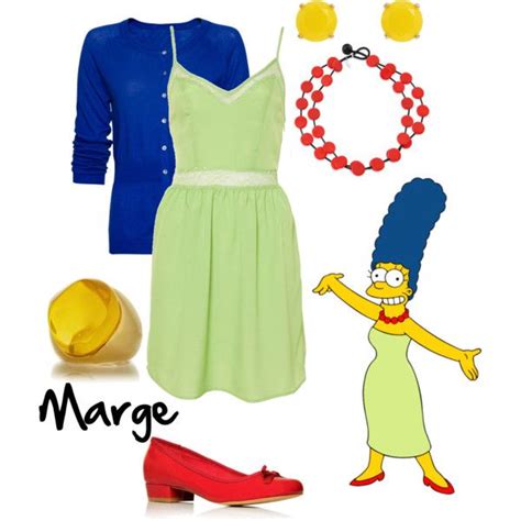 Marge Simpson Dress Pattern Womens Marge Simpson Green Costume Kkii