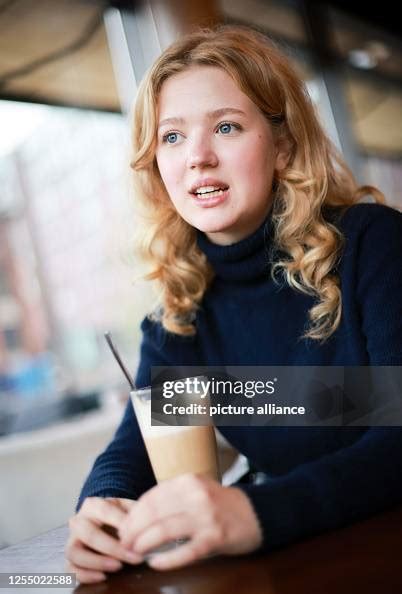 Actress Pauline Pollmann At A Photo Shoot In Hafencity Pollmann