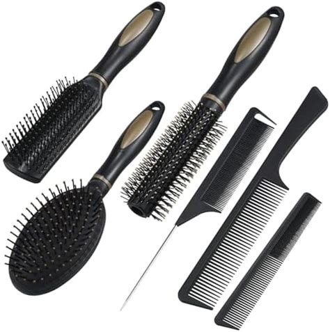 Comnico Hair Comb Set 11 Pcs Professional Anti Static Carbon Fiber Combs Wide