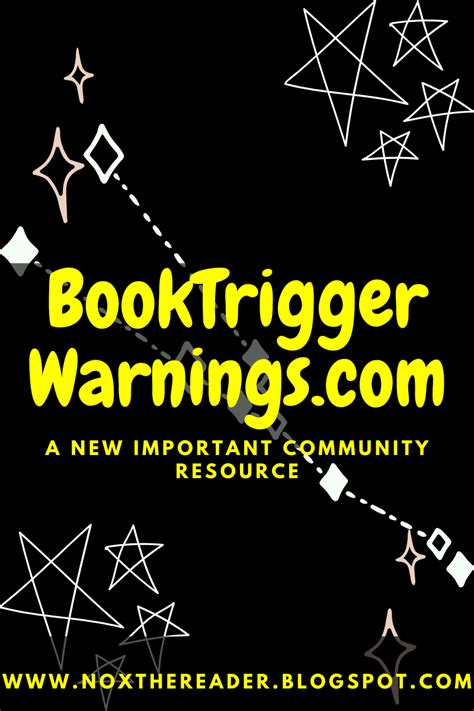 Book Trigger Warnings Wiki Community Resource