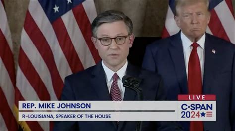 Trump Supports U S House Speaker Johnson Elections Agenda In Joint