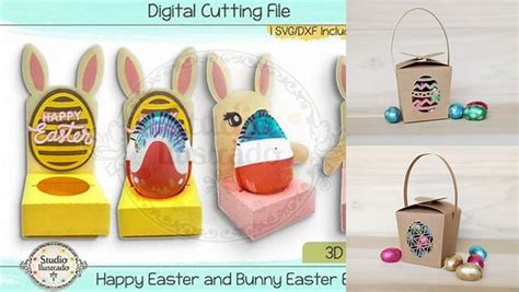 Craft Adorable Easter Egg Boxes With Svg Templates