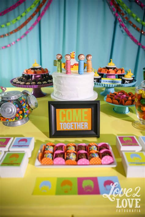 Festa Beatles Beatles Birthday Party Beatles Party Beatles Birthday