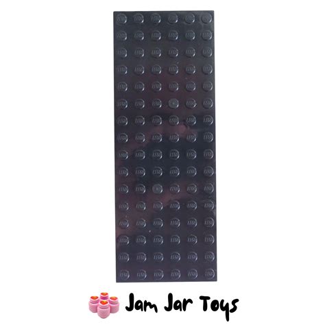 Lego Base Plate Black 6 X 16 Stud