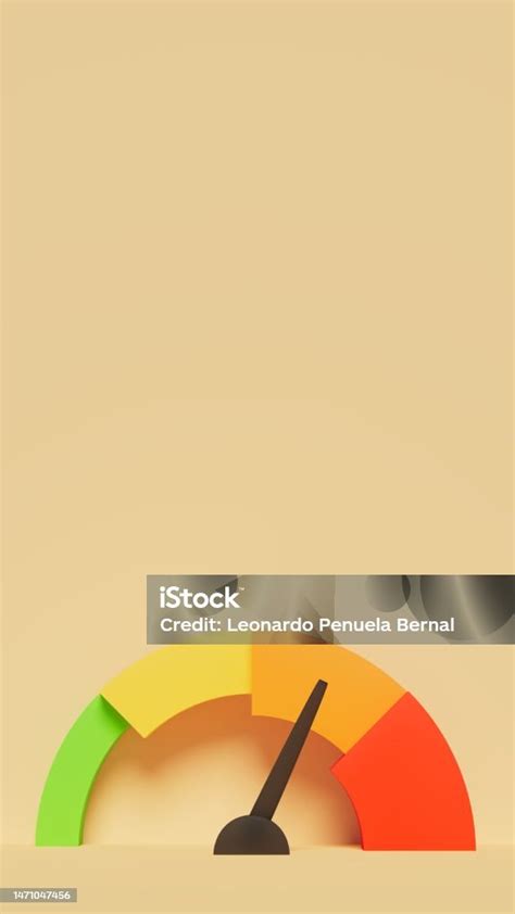 Graphical Representation Of Performance Levels Speed Degrees Of Satisfaction Or Caution Orange