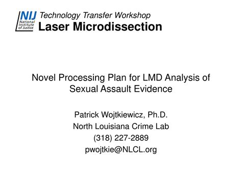 Ppt Laser Microdissection Powerpoint Presentation Free Download Id9170454