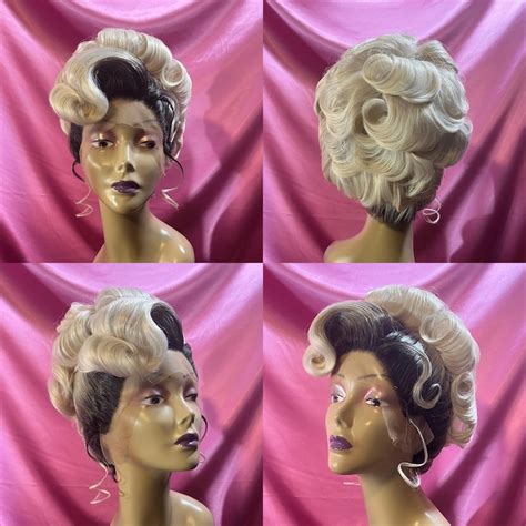 Halloween Updo Wigs Etsy
