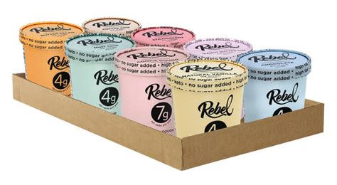 Rebel Ice Cream Low Carb High Fat Keto No Sugar Added