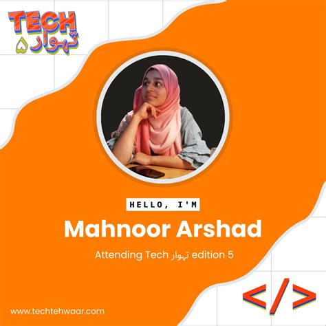 Techcommunity Techenthusiast Techtehwaar Mahnoor Arshad