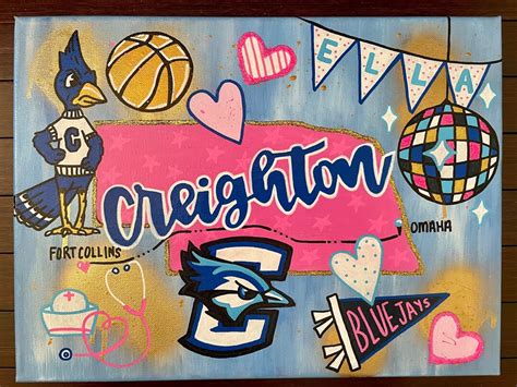 11”x14” College Girls Dorm Room Canvas Wall Art Decor School Spirit