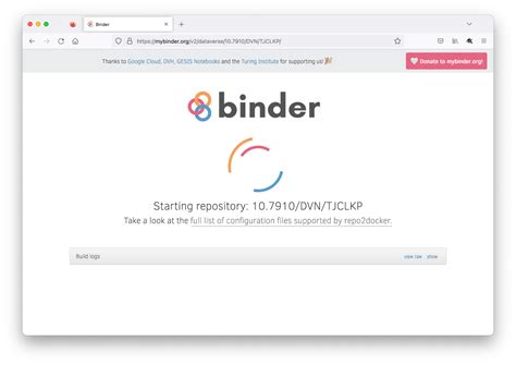 Add Binder Button For Operating On Datasets With Jupyter Notebooks