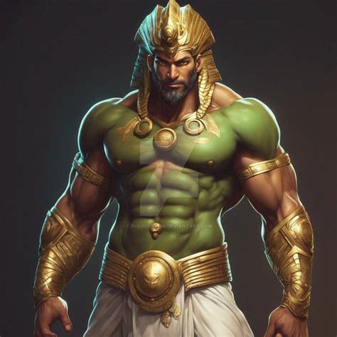 The Egyptian God Min Full Body Image By Inquisitor36 On Deviantart