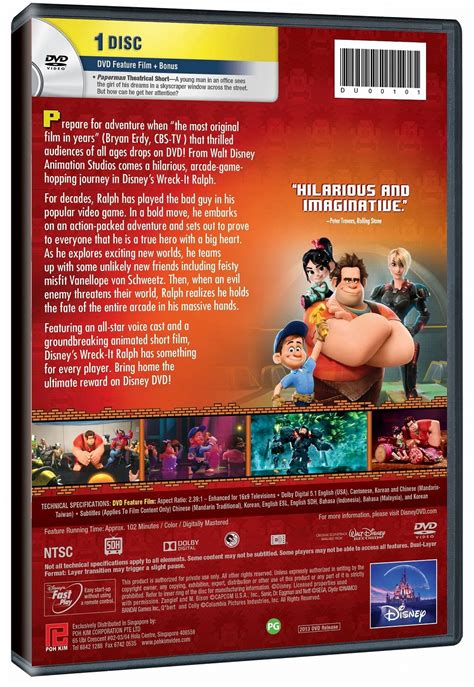 Wreck It Ralph Dvd