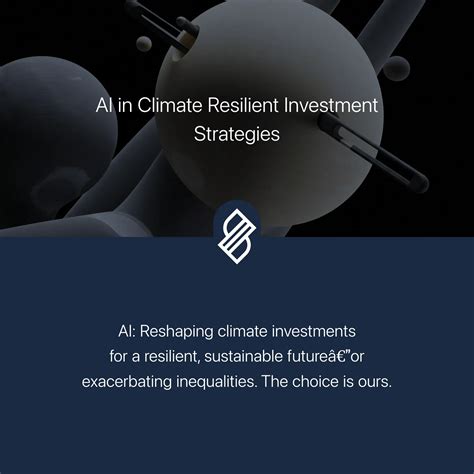 Ai In Climate Resilient Investment Strategies → Scenario