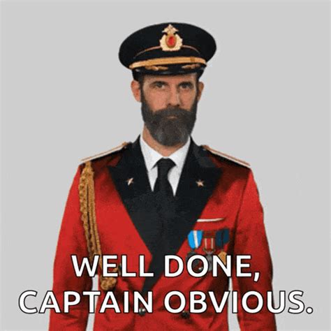Captain Obvious  Captain Obvious Thanks Discover And Share S