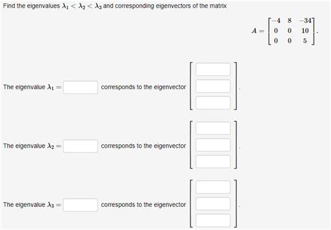 Solved Find The Eigenvalues λ1
