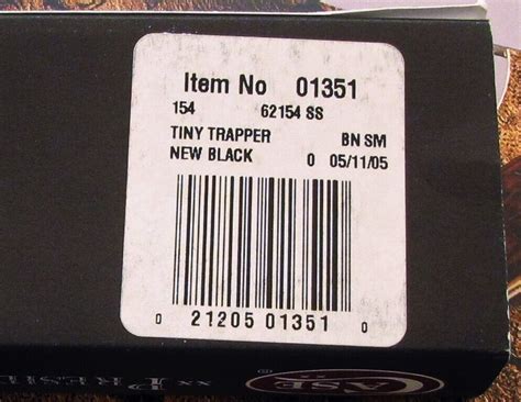 Case Tiny Trapper Knife 2005 Case Event 62154 Presidents Knife Mint In Tin Nr 4660287174