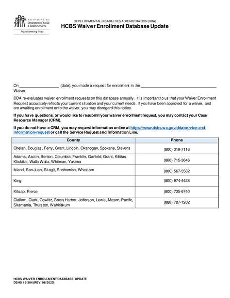 Dshs Form 15 304 Fill Out Sign Online And Download Printable Pdf